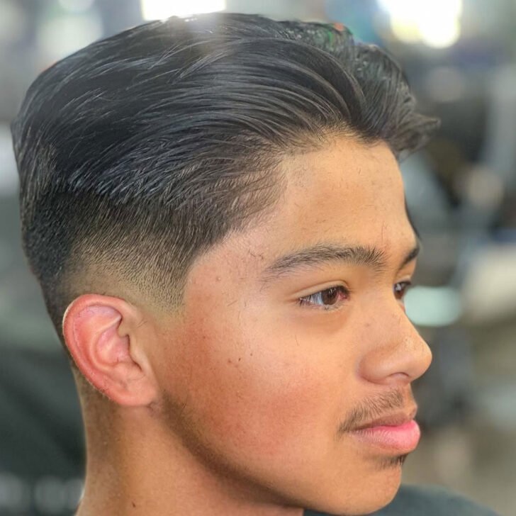 Top 35 Trendy Slicked-Back Haircuts for Modern Men