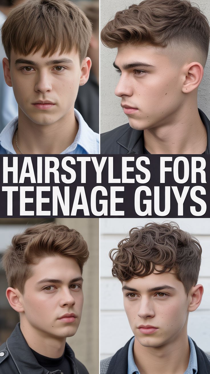 30 Trendsetting Hairstyles for Teenage Guys to Rock Right Now