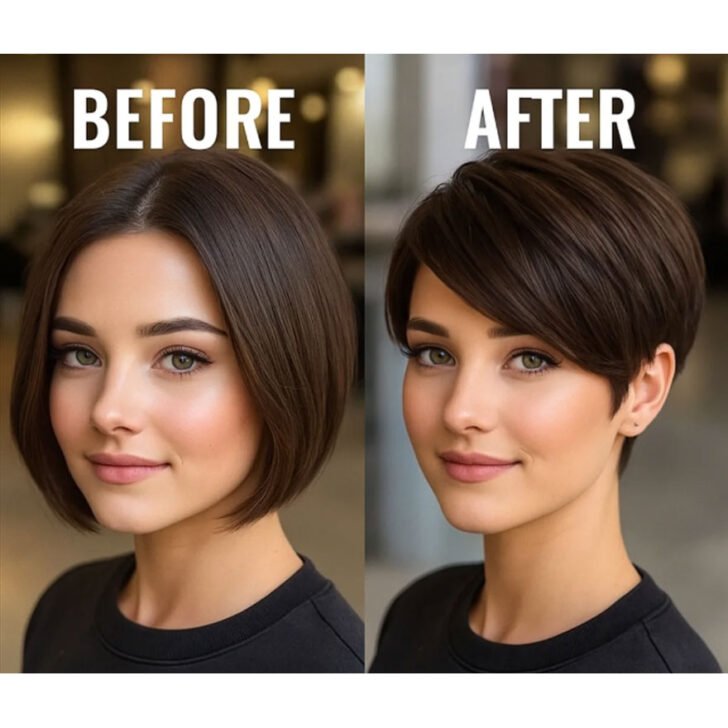 15 Stunning Long to Short Hair Transformations (Before & After Photos ...